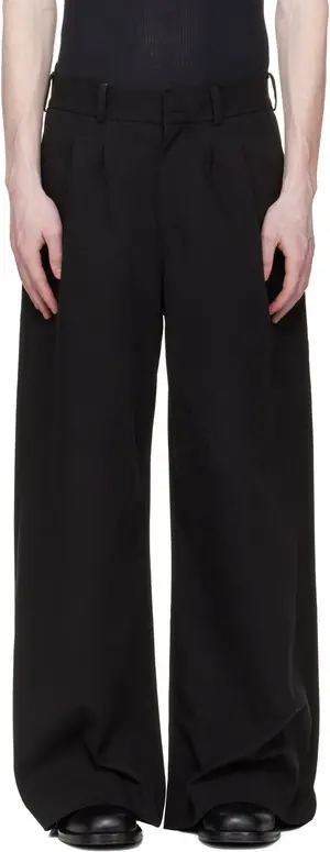 ENTIRE STUDIOS Dinch Pleated Wide Leg Trousers