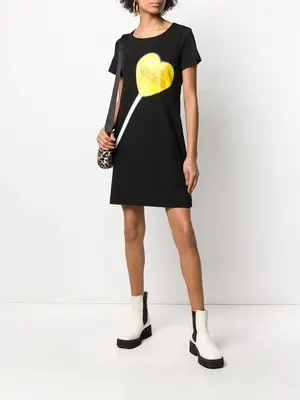 Moschino Lollipop Print T-shirt Dress