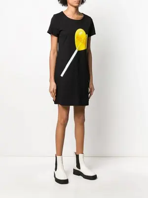 Moschino Lollipop Print T-shirt Dress