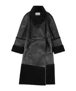 ENTIRE STUDIOS Shearling Long Coat