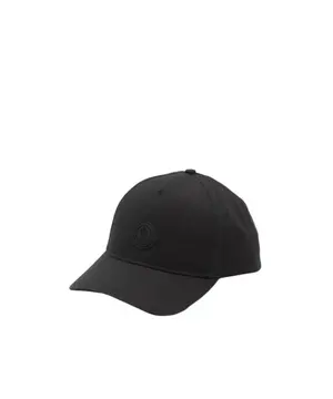 Moncler Logo Embroidered Baseball Cap - Black
