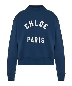 Chloé Logo Sweatshirt - Blue