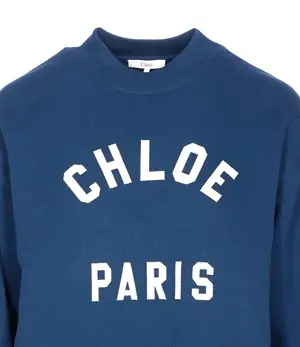 Chloé Logo Sweatshirt - Blue