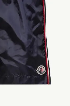 Moncler Tricolor-trimmed Swim Shorts - Navy