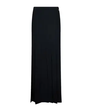 Liu Jo High-waisted Fringed Knit Skirt