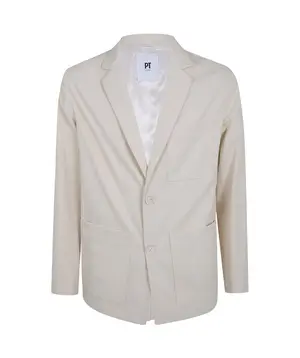 PT TORINO Single Breasted Jacket - Ice