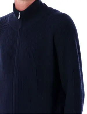 Isabel Marant Étoile High-neck Zipped Knit Cardigan - Black