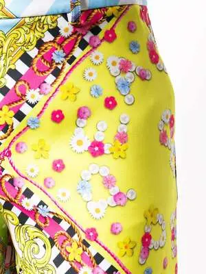 Moschino Printed High-waisted Shorts