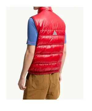 Moncler Uychi Packable Down Gilet - Red