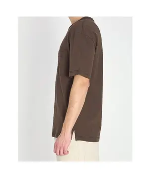 LEMAIRE Chest Pocket Crewneck T-shirt - Brown