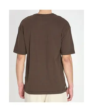 LEMAIRE Chest Pocket Crewneck T-shirt - Brown