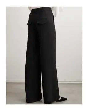 Veronica Beard Cole Stretch-twill Wide-leg Pants - Black