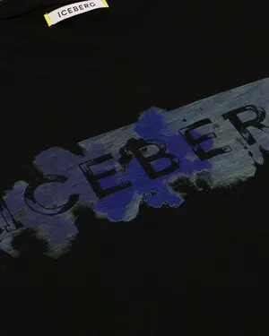 Iceberg Round Collar Logo T-shirt