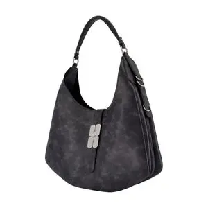 GANNI Small Kat Flower-buckle Shoulder Bag