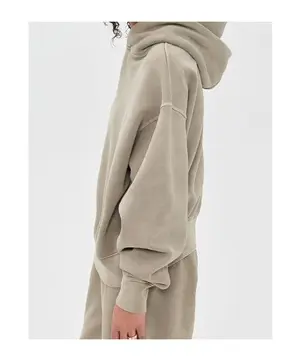 SLVRLAKE Long-sleeved Hooded Sweatshirt - Nude