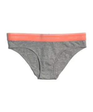 Emporio Armani Contrast Waistband Briefs - Gray