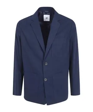 PT TORINO Single Breasted Jacket - Blue