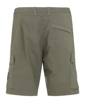 Stone Island Regular Fit Cargo Bermuda Shorts - Gray