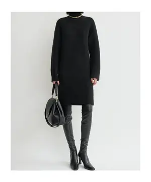 TOTEME Turtleneck Knitted Midi Dress