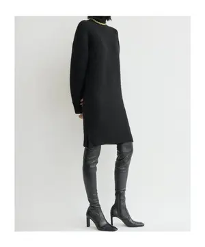 TOTEME Turtleneck Knitted Midi Dress