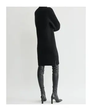 TOTEME Turtleneck Knitted Midi Dress