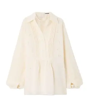 JIL SANDER Long-sleeved Blouse - Neutral