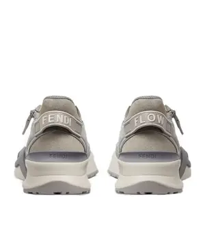 Fendi Flow Trainers With Ff Motif - Gray