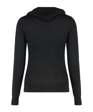 P.a.r.o.s.h Linfa Knitted Hoodie - Black