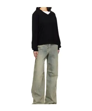 ENTIRE STUDIOS V-neck Sweater - Black