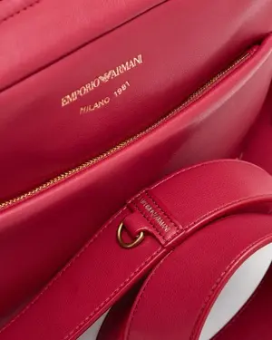 Emporio Armani Leather Camera Case With Shoulder Strap