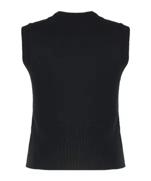 P.a.r.o.s.h Floral Embellished Knitted Vest