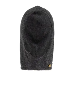 GANNI Logo Detail Balaclava - Black