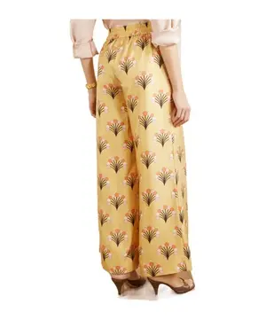La DoubleJ Palazzo Printed Silk-twill Wide-leg Pants