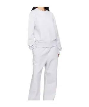 ENTIRE STUDIOS Elastic Waist Sports Pants - Light Grey