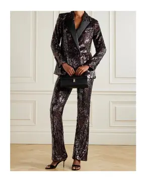 Veronica Beard Sevyn Sequined Double-breasted Blazer - Multi-color