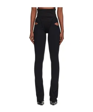 KNWLS Patchwork Front Pleat Pants