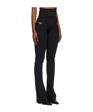 KNWLS Patchwork Front Pleat Pants