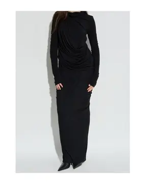 ENTIRE STUDIOS Draped Midi Skirt