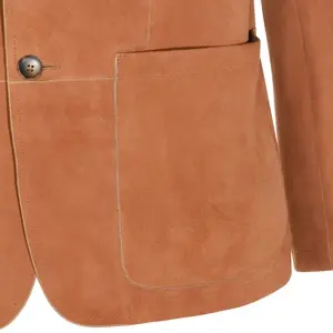 Canali Suede Patch Pocket Blazer
