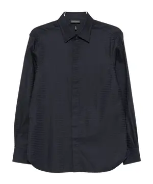 Emporio Armani Long-sleeved Shirt - Blue
