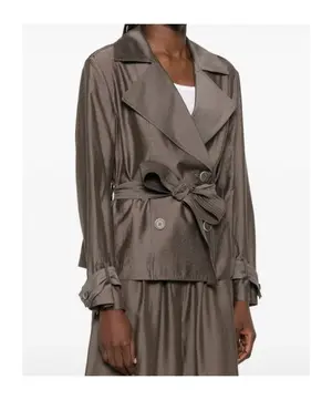 Peserico Notched Lapel Double-breasted Jacket