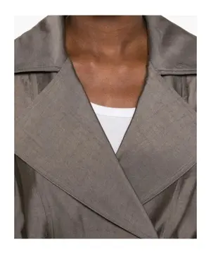 Peserico Notched Lapel Double-breasted Jacket