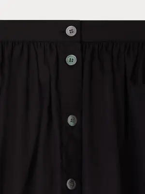 Bonpoint Lierre Hand-embroidered Flared Skirt