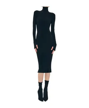 Norma Kamali Turtleneck Dresses
