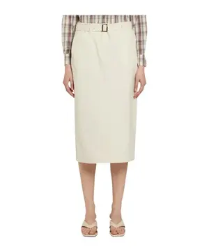 Marella Midi Skirt - Light Brown
