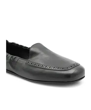 Church's Square Toe Slip-on Loafers - Black
