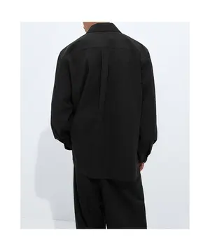 Bottega Veneta Zip-up Relaxed Fit Overshirt - Black