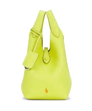 Polo Ralph Lauren Small Leather Cross Body Bag - Yellow