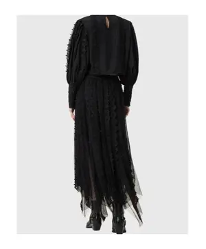 ALLSAINTS Vashtie Lace Midi Skirt