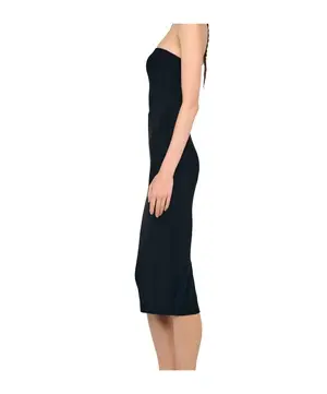 Norma Kamali Strapless Midi Dress
